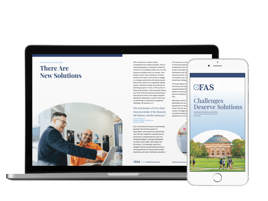 Challenges Deserve Solutions: Rethinking the Financial Aid Services ...