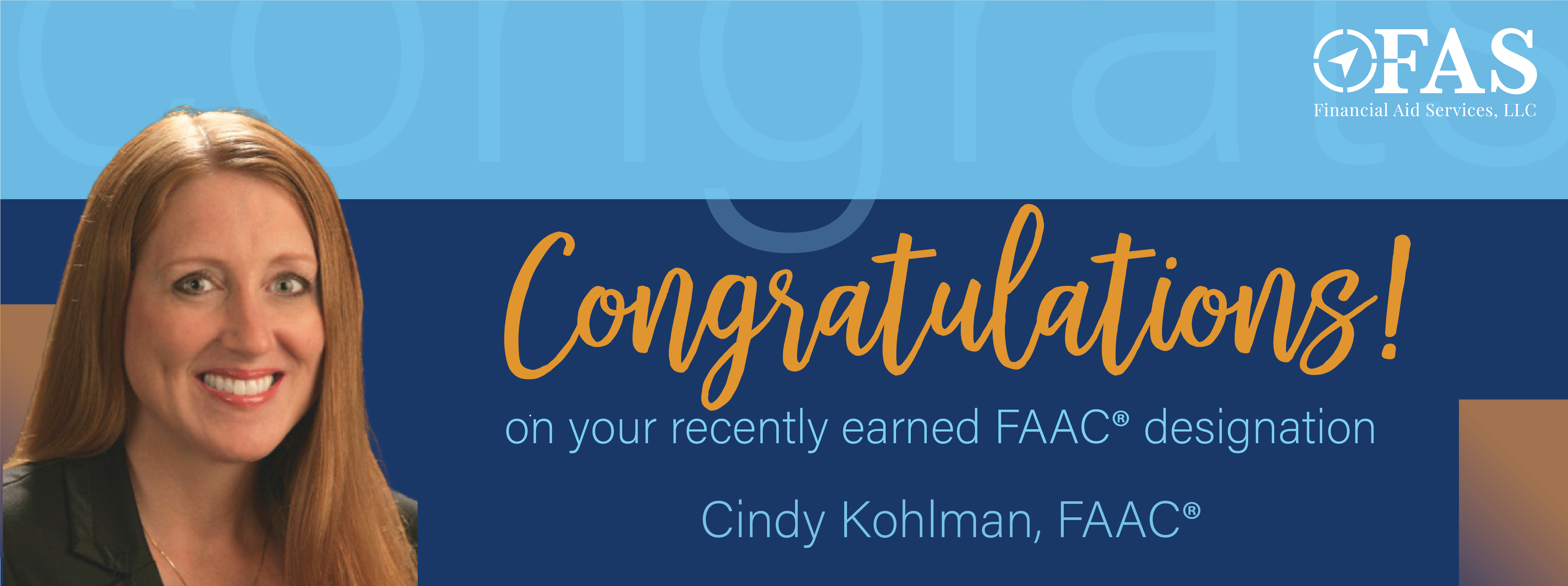FAS Director of Client Engagement Cindy Kohlman Earns Nationally ...